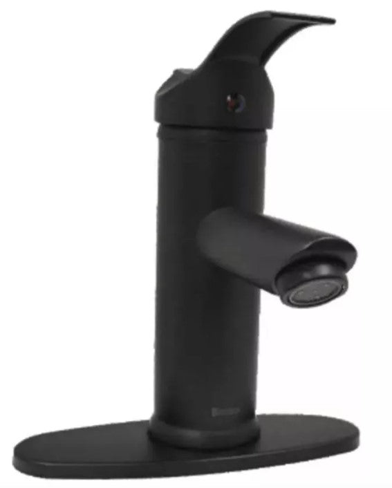 MEZCLADORA MONOMANDO P/LAVABO C/CHAPETON NEGRO RUGO 23 MNC – Surpesa